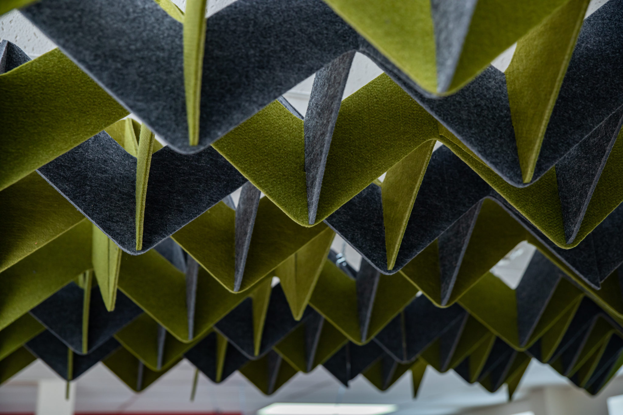 Acoustical Baffle System Andromeda - Feltkutur