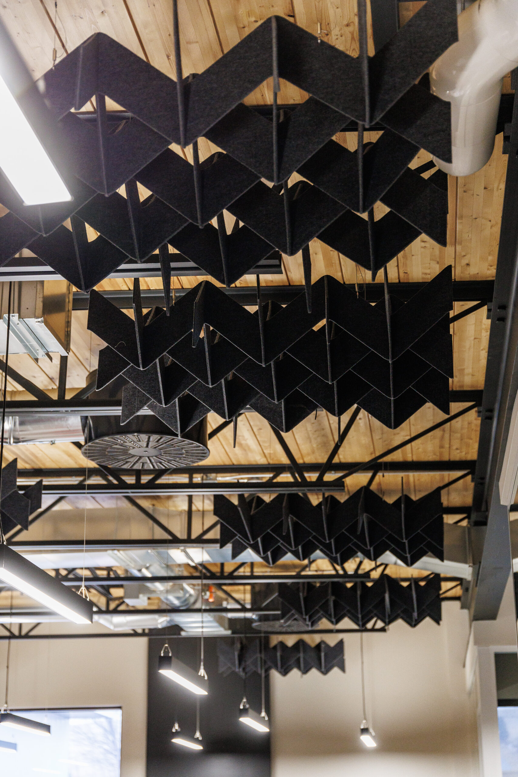 Acoustical Baffle System Andromeda - Feltkutur