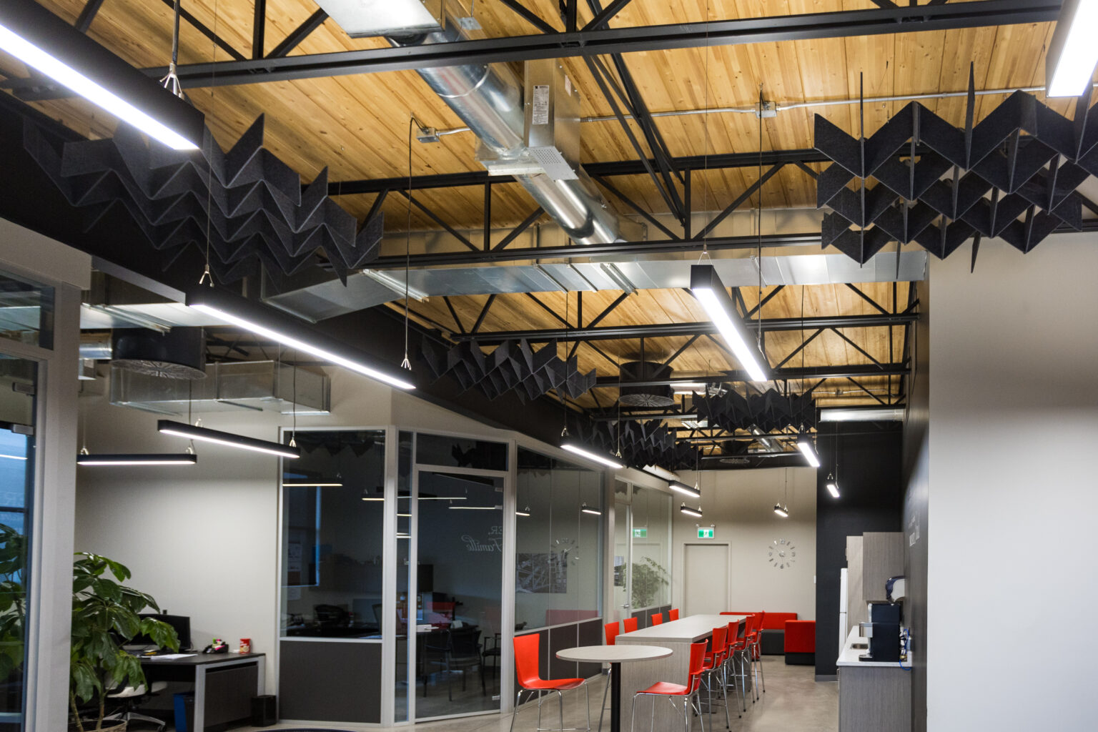 Acoustical Baffle System Andromeda - Feltkutur