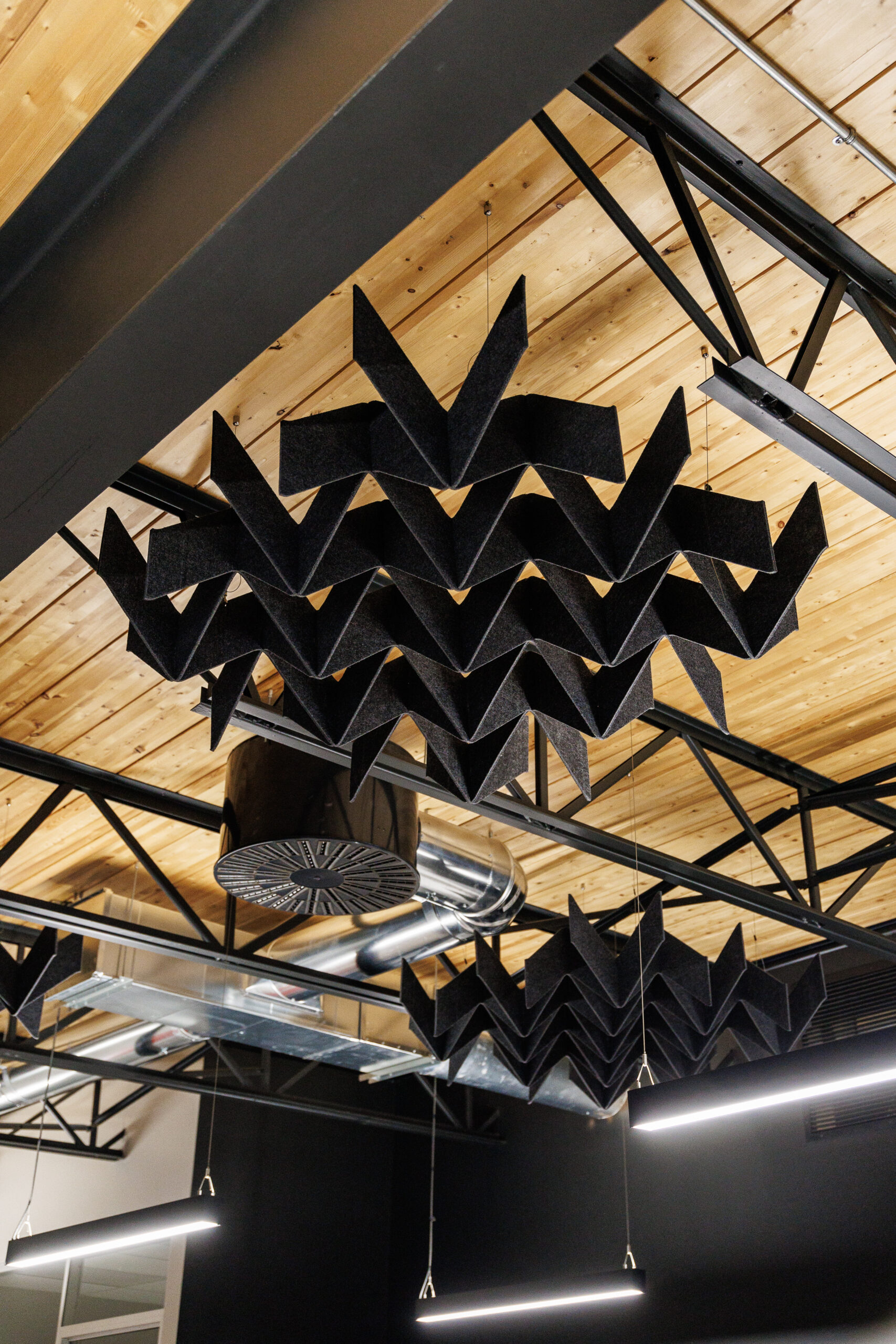 Acoustical Baffle System Andromeda - Feltkutur