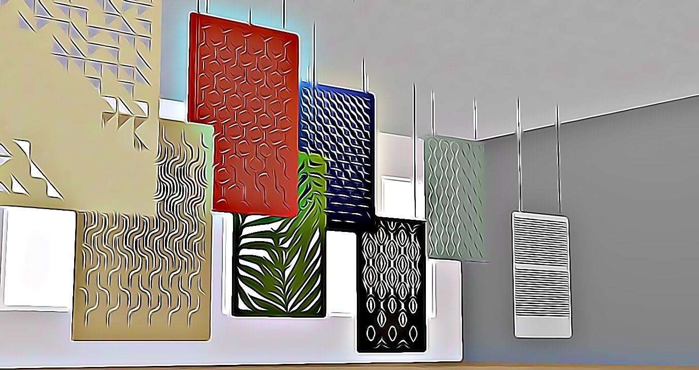 Acoustical Hanging Screen - Feltkutur